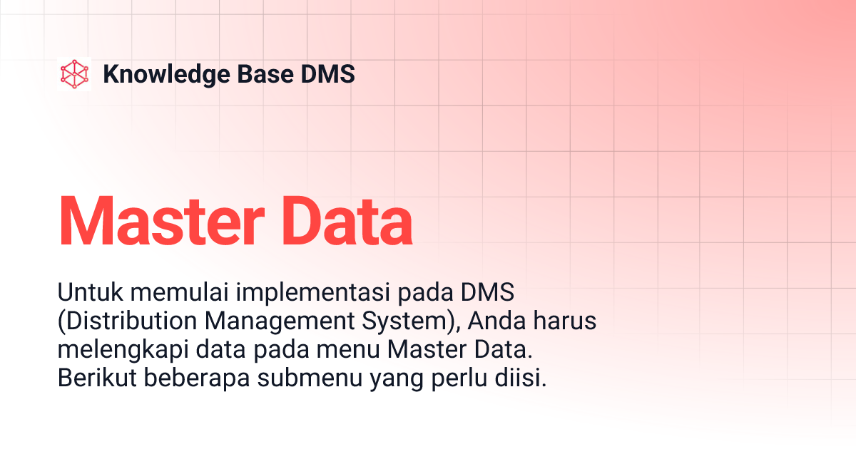 Master Data | Knowledge Base DMS